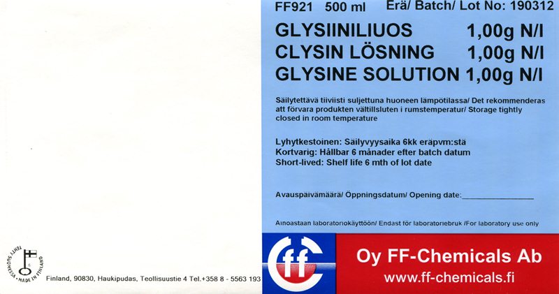 Glycine Solution 1,00 g/l N - FF-Chemicals