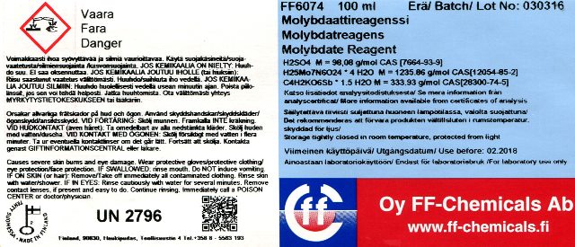 Molybdate Reagent - FF-Chemicals